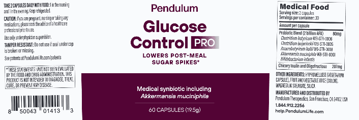 Glucose Control Pro 60 caps with Akkermansia - Illumivites