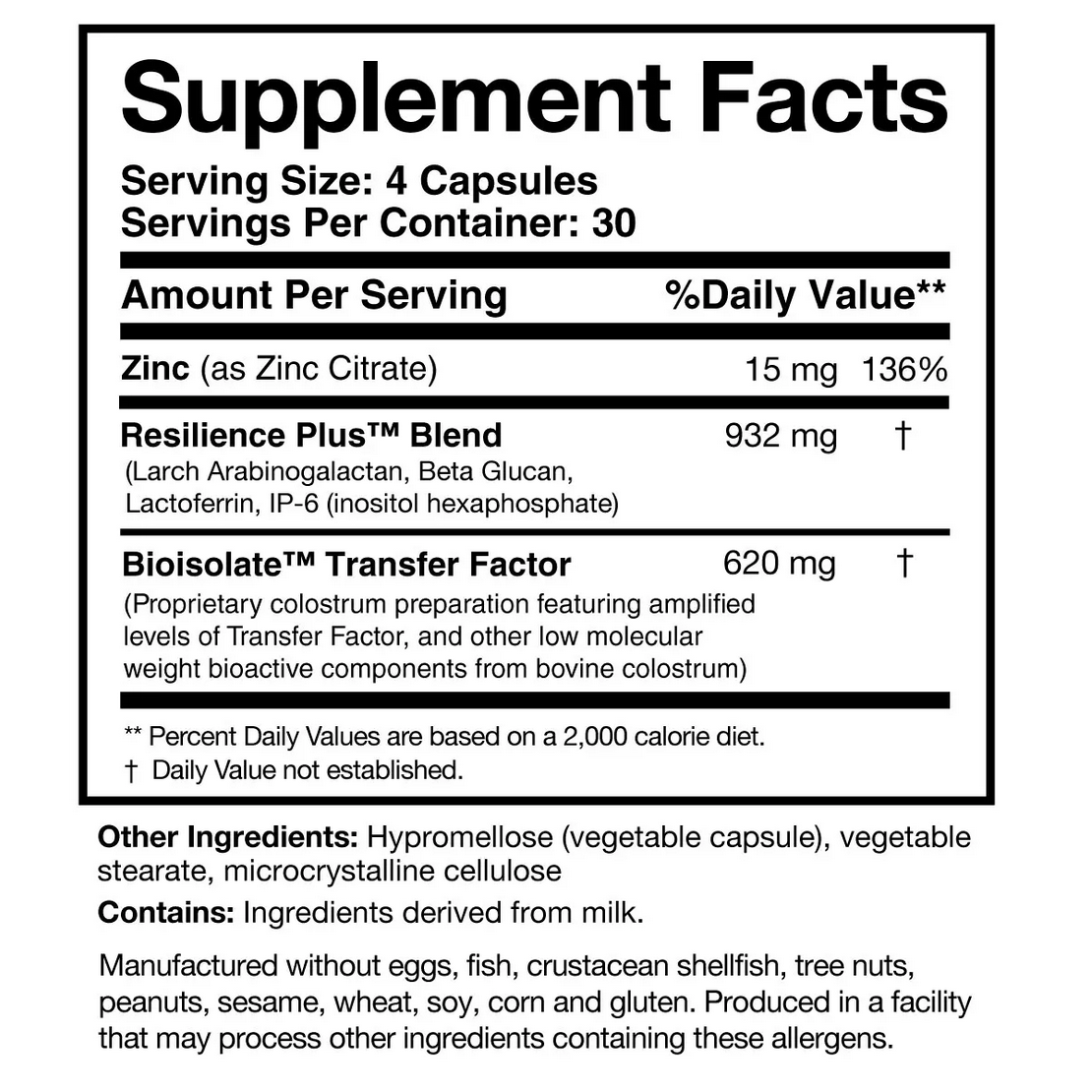 Transfer Factor Rapid Response™ - 120 capsules - Illumivites
